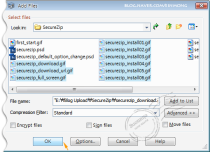 SecureZIP v11.20.0008 - No.2 분할 파일 압축과 암호화 : 네이버 블로그