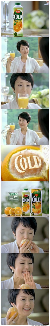[CF] 장미희 - 롯데칠성음료 델몬트 콜드 장미희편 / 15s. 2008 : 네이버 블로그